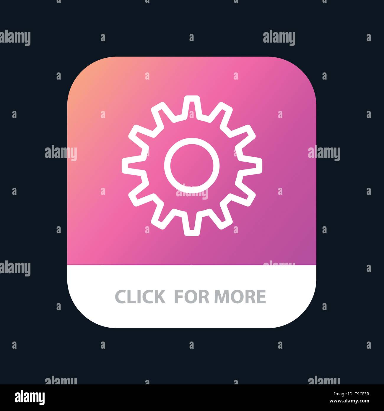 Ios system settings app icon Stock Vector Images - Alamy