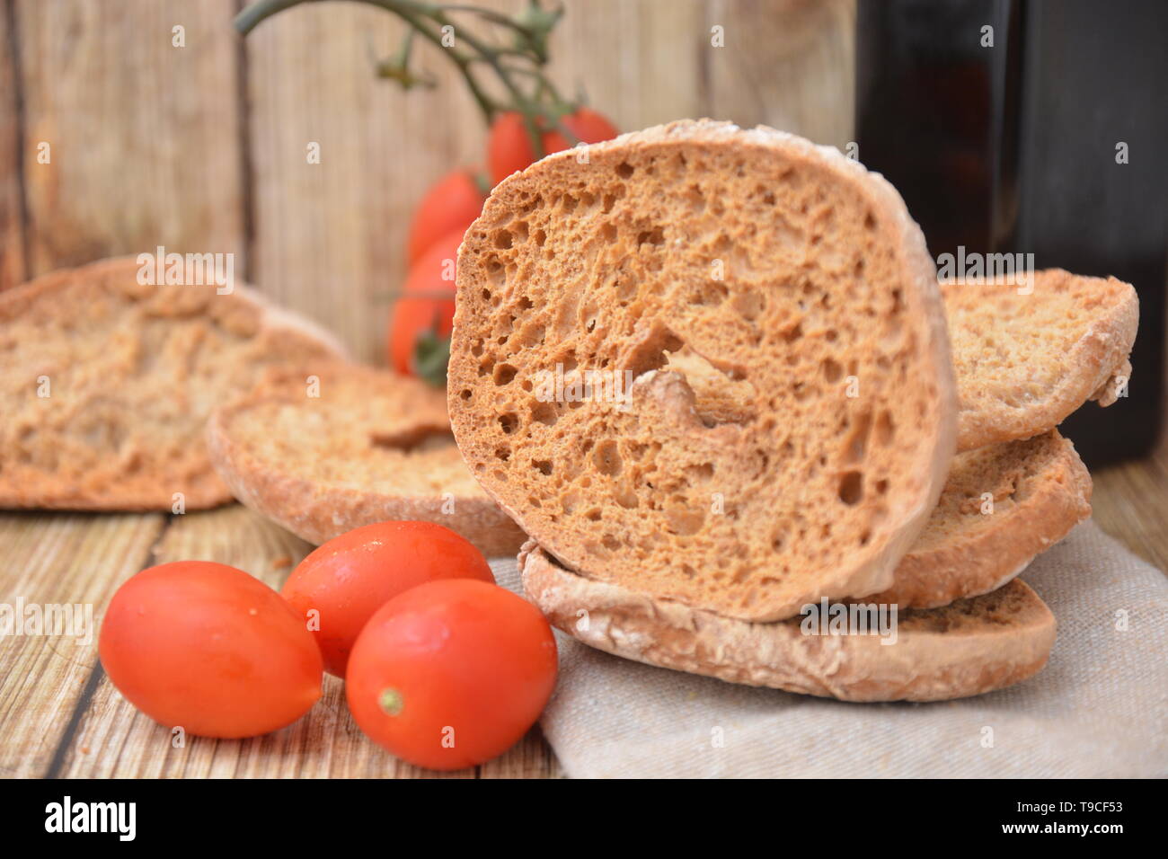 freselle italian bread baked food Stock Photo - Alamy