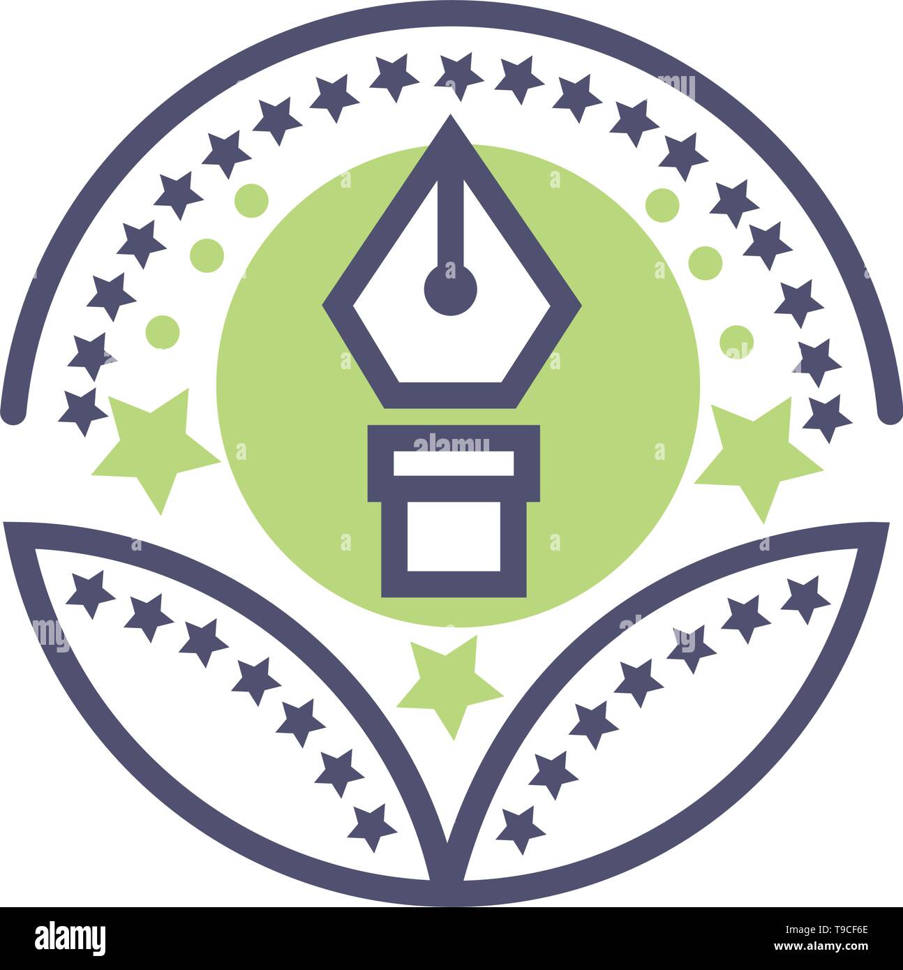 Education learning award icon- vector learning sign Stock Vector Image ...