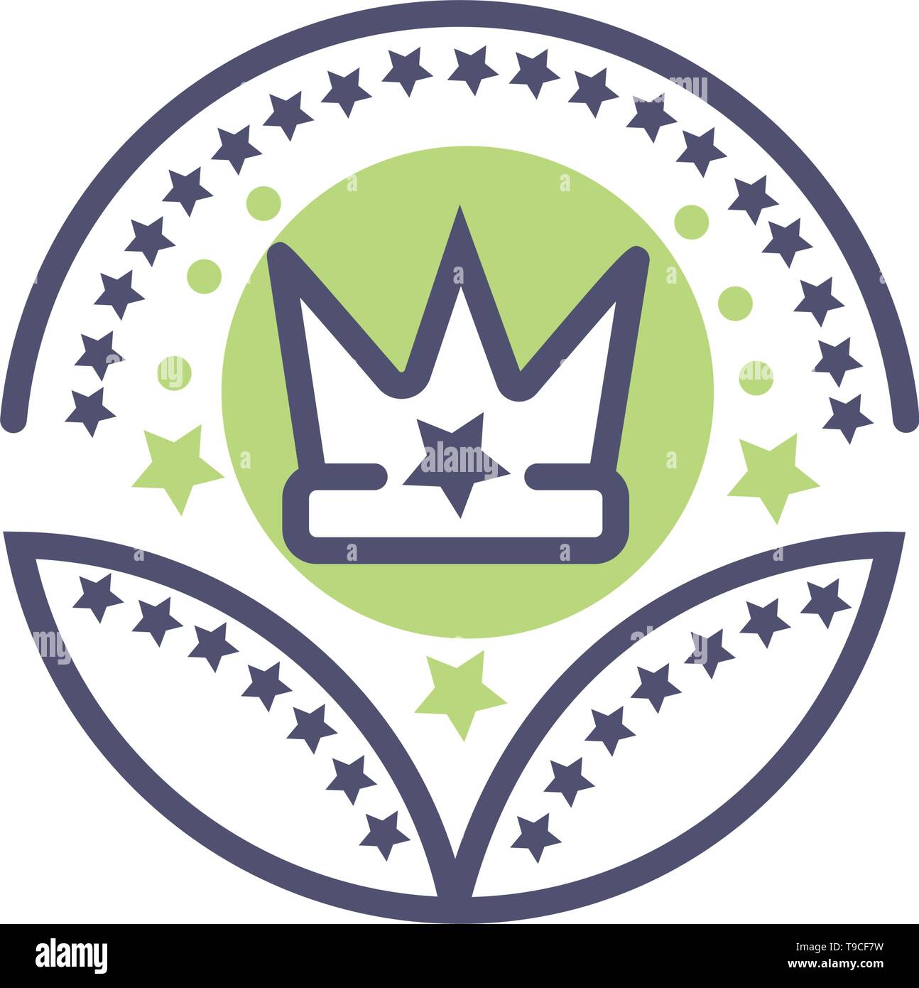 Crown award vector sign icon- vector crow symbol business icon Stock ...