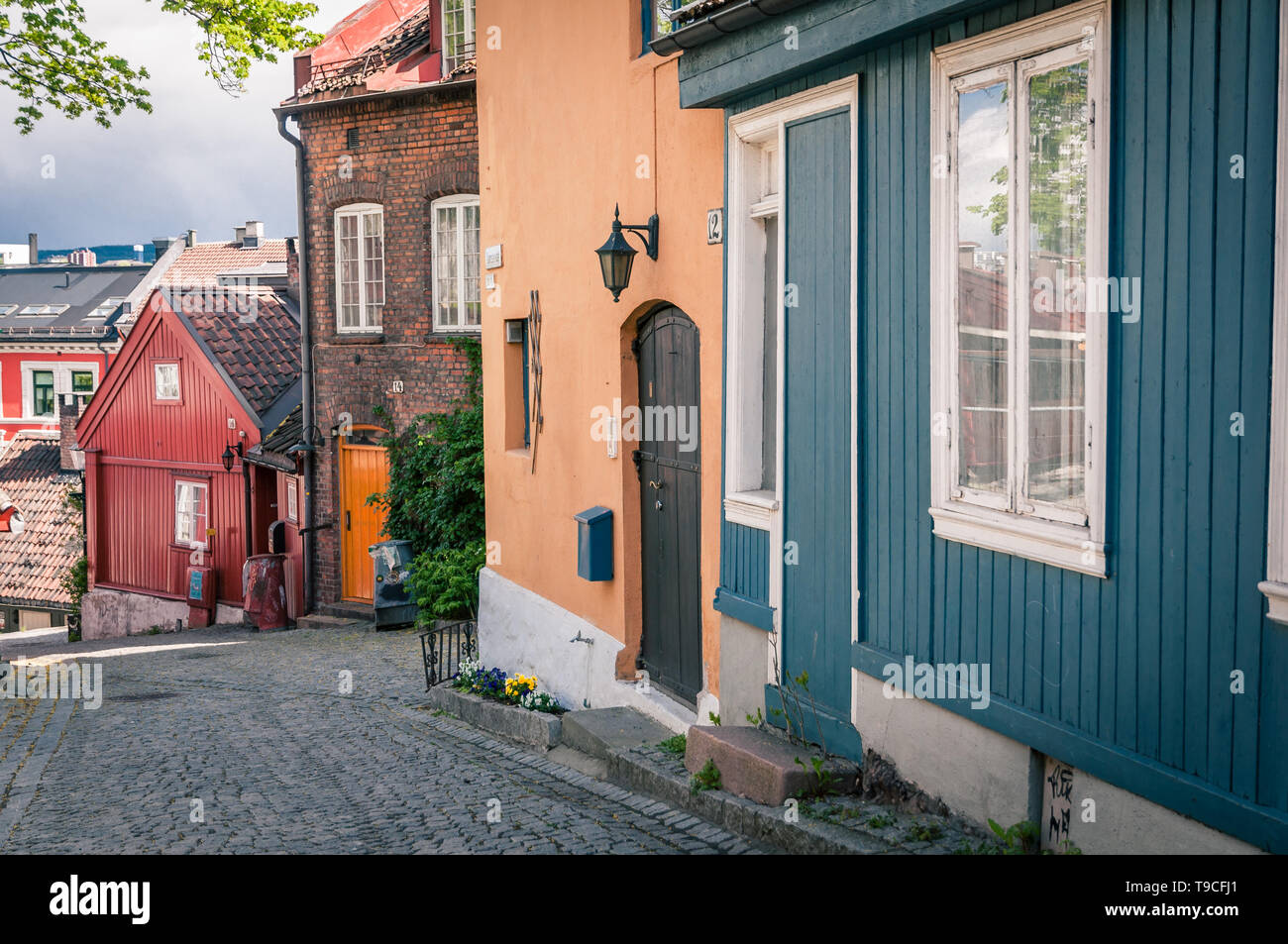 Damstredet & Telthusbakken Oslo Stock Photo - Alamy