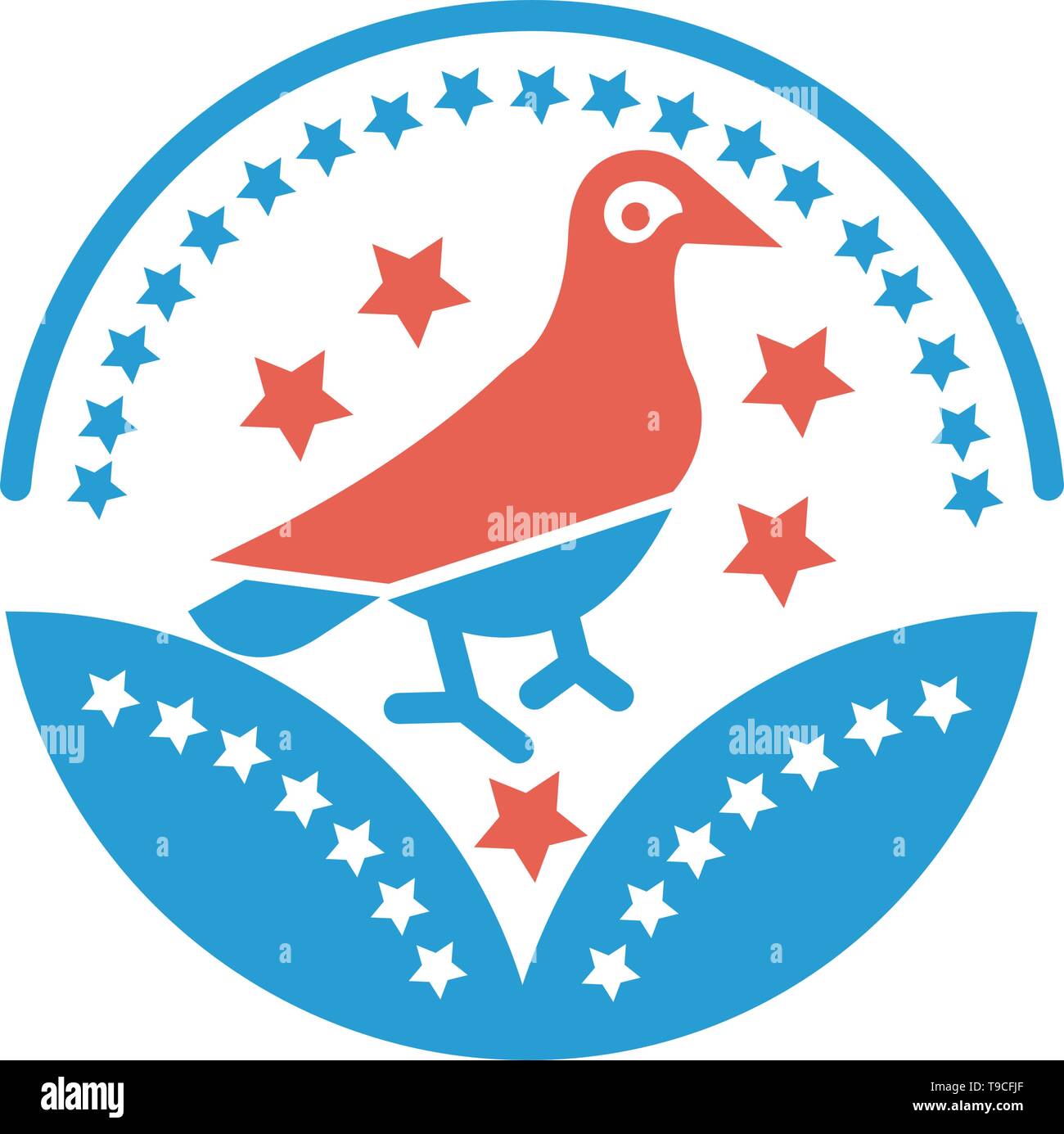 bird award icon- vector bird sign for your website or mobile apps Stock ...