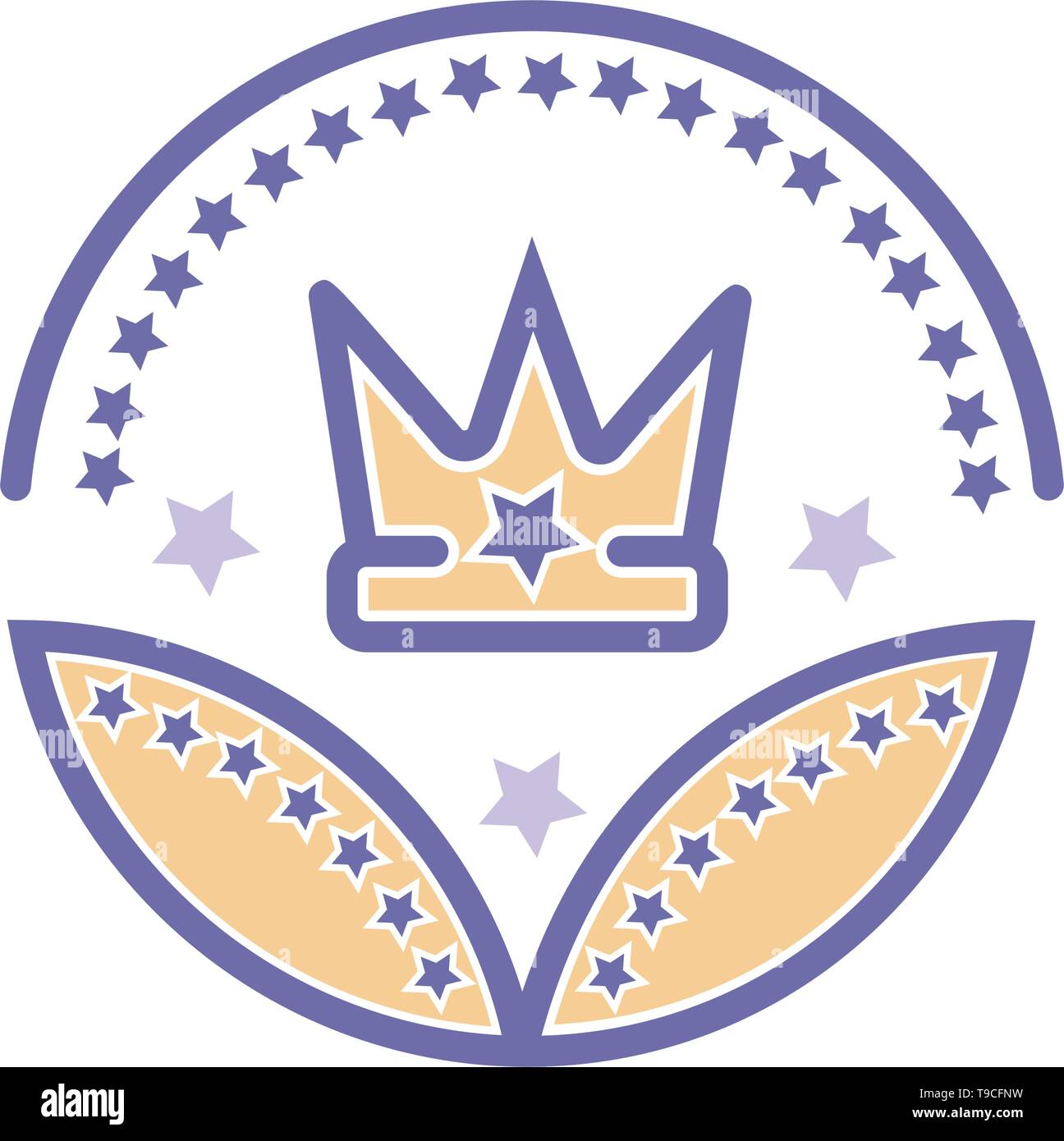 Crown award vector sign icon- vector crow symbol business icon Stock ...