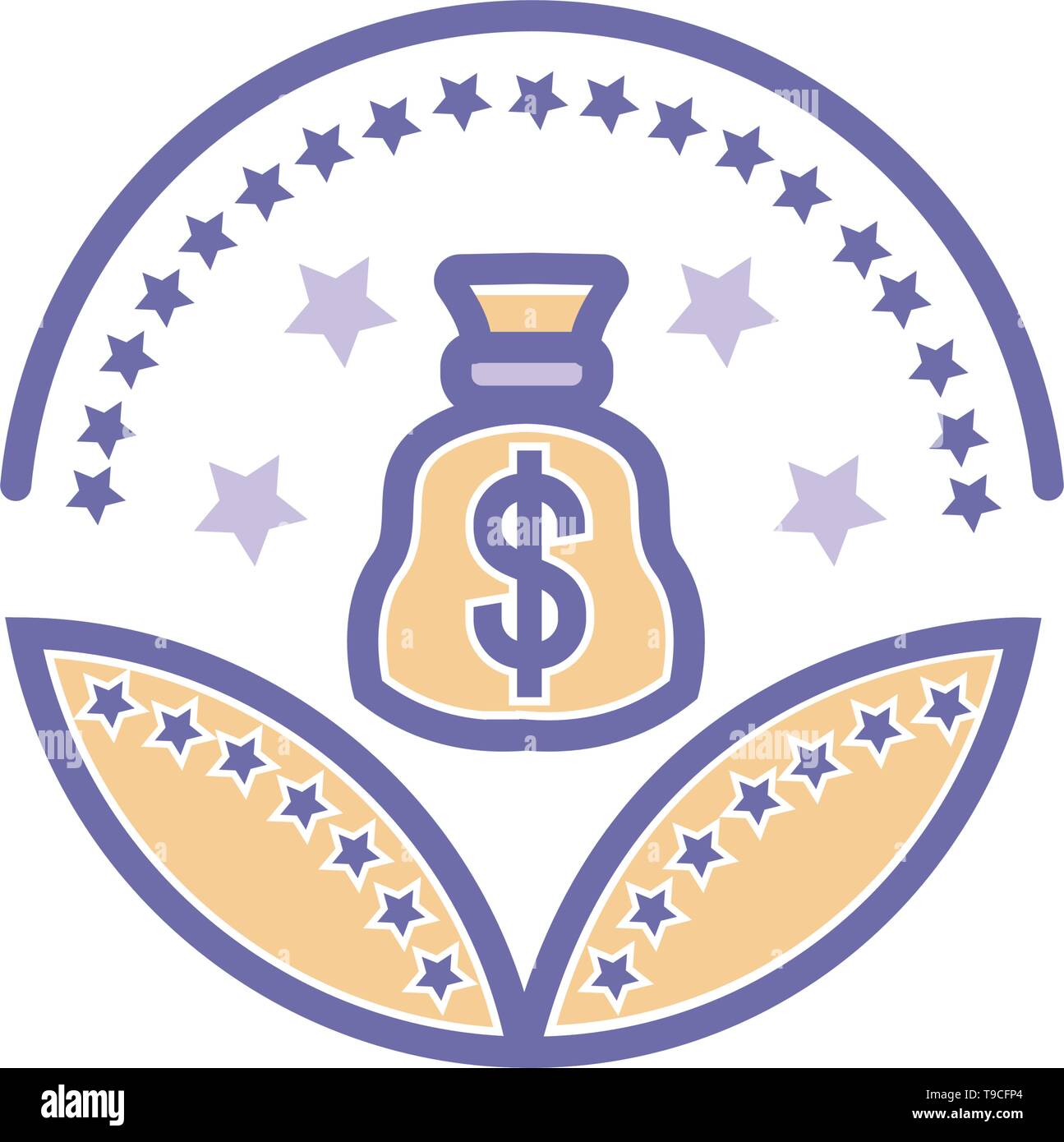 money investment award icon- vector money award sign Stock Vector Image ...