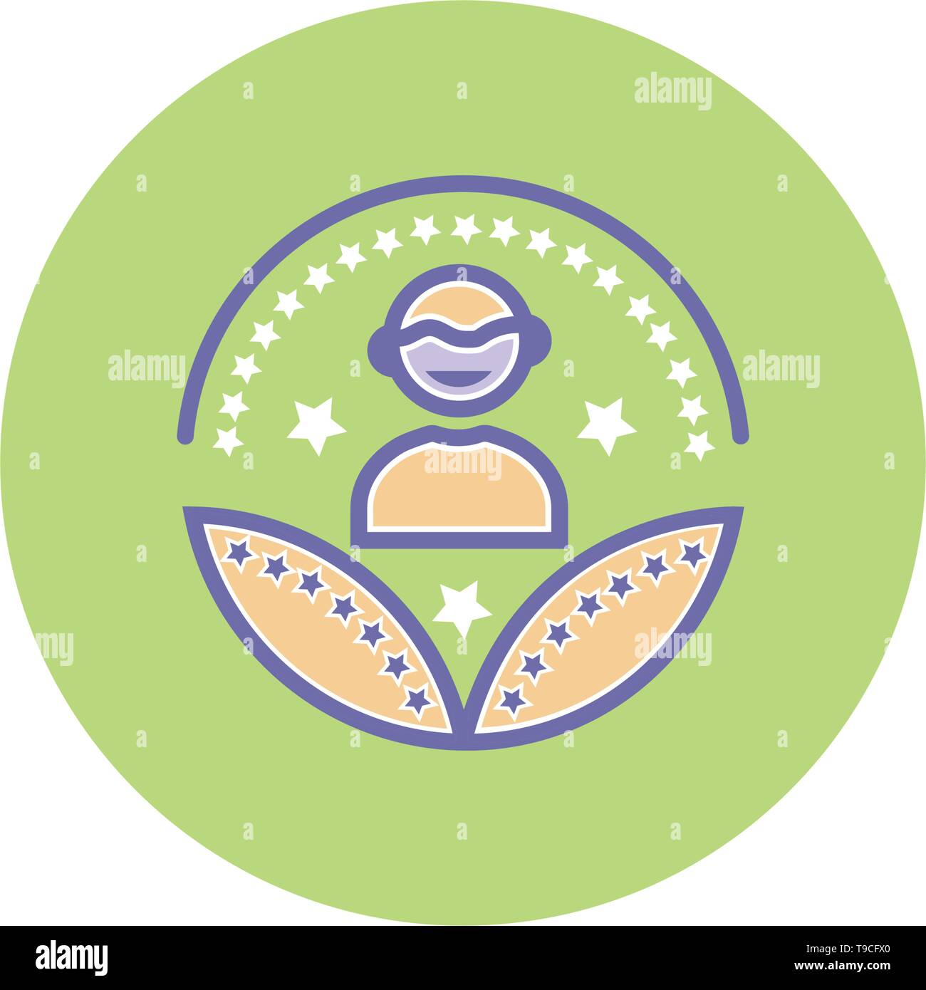 Gold figure trophy Stock Vector Images - Alamy