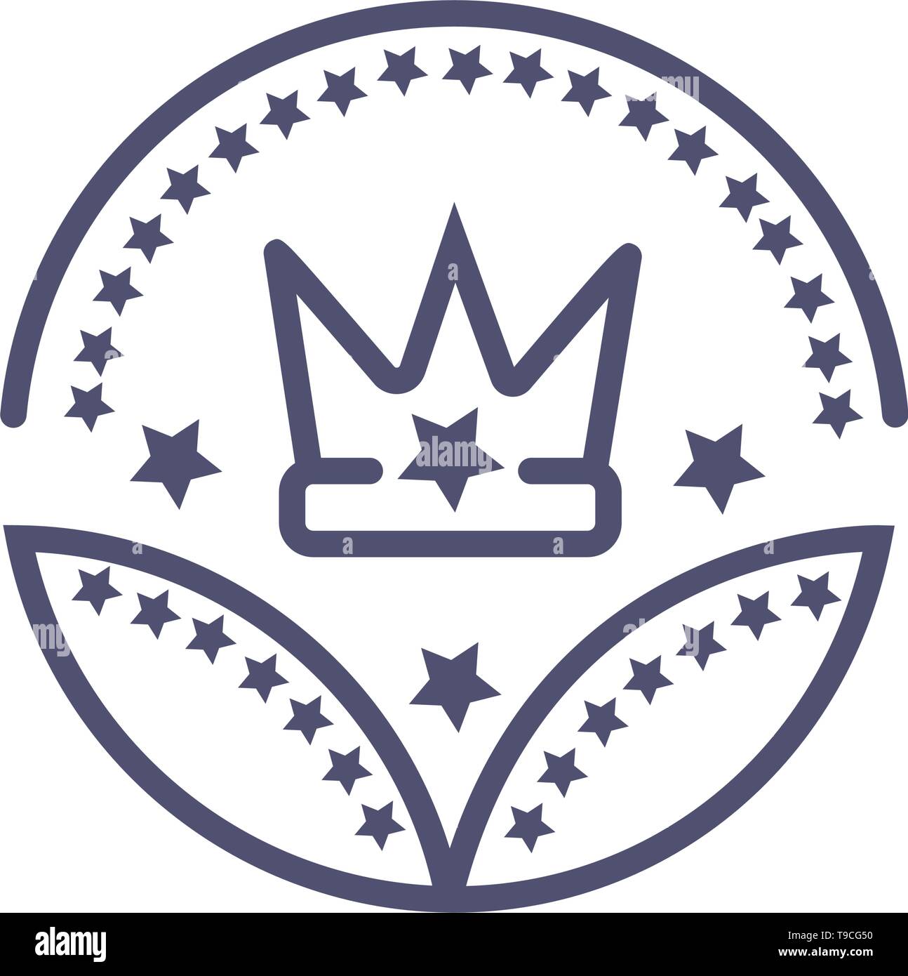 Crown award vector sign icon- vector crow symbol business icon Stock ...