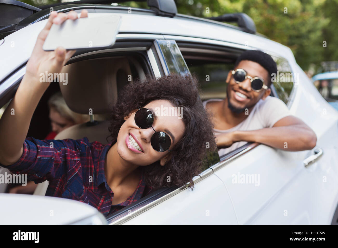 Car friends party hi-res stock photography and images - Alamy