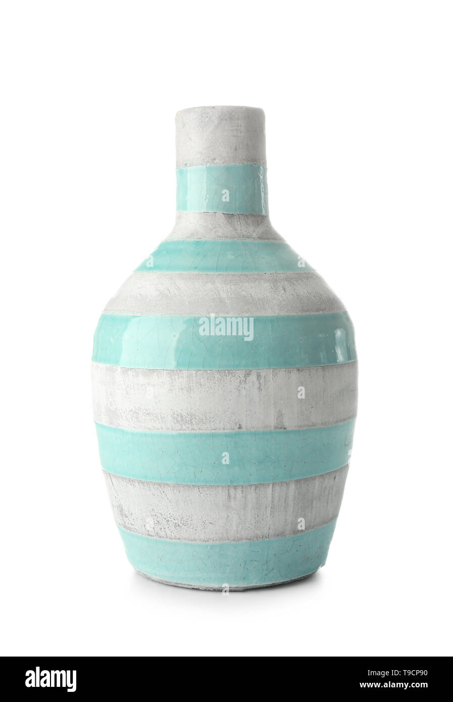 Beautiful vase on white background Stock Photo - Alamy