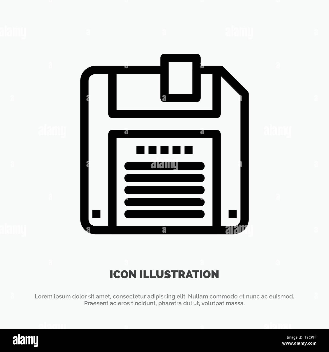 Old floppy disc Stock Vector Images - Alamy