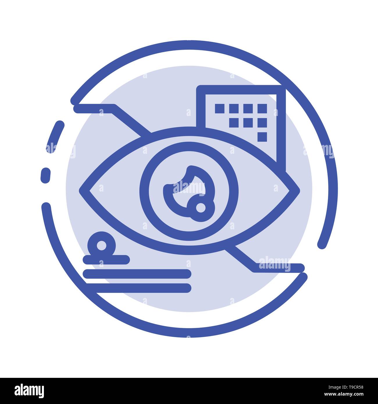 Computer eye tracking device Stock Vector Images - Alamy