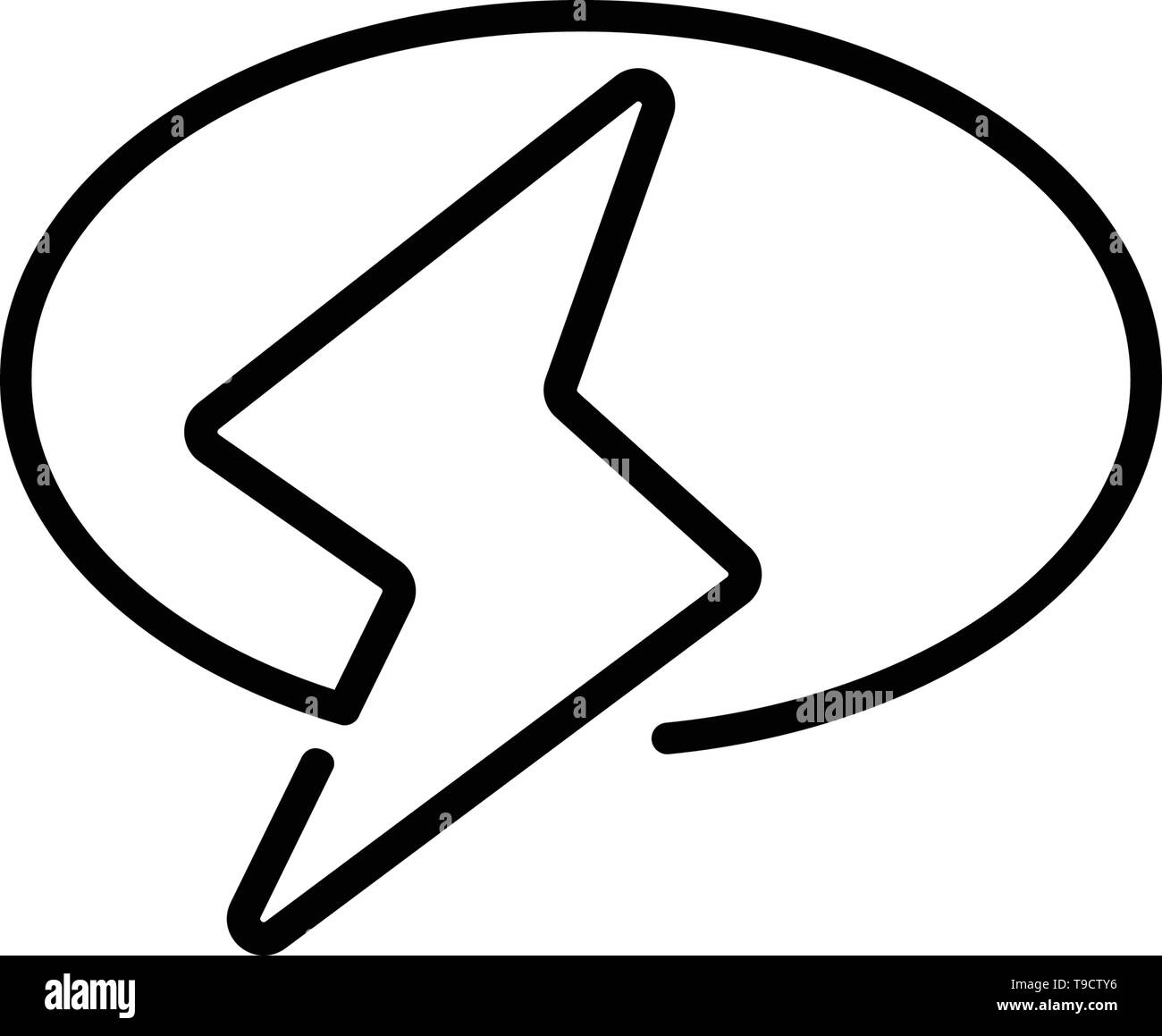 flash logo symbol electrical vector icon element isolated - vector ...