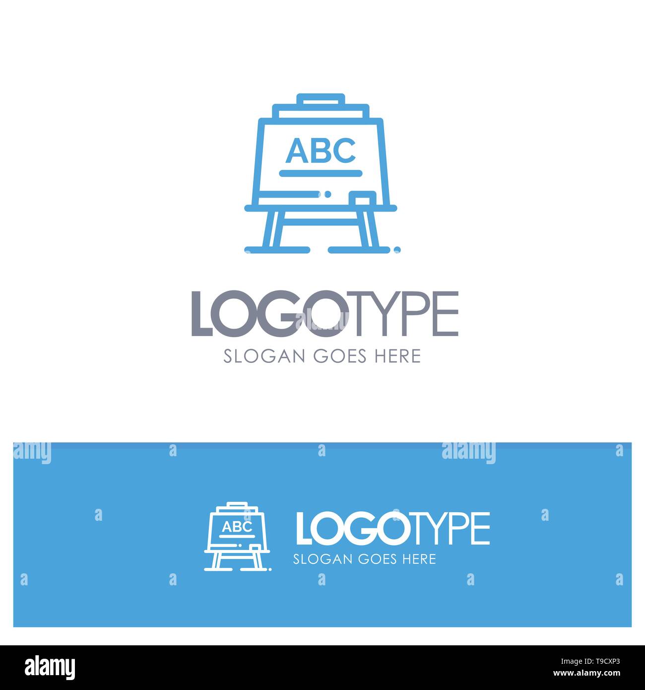 Abc chalkboard chalk education Stock Vector Images - Alamy