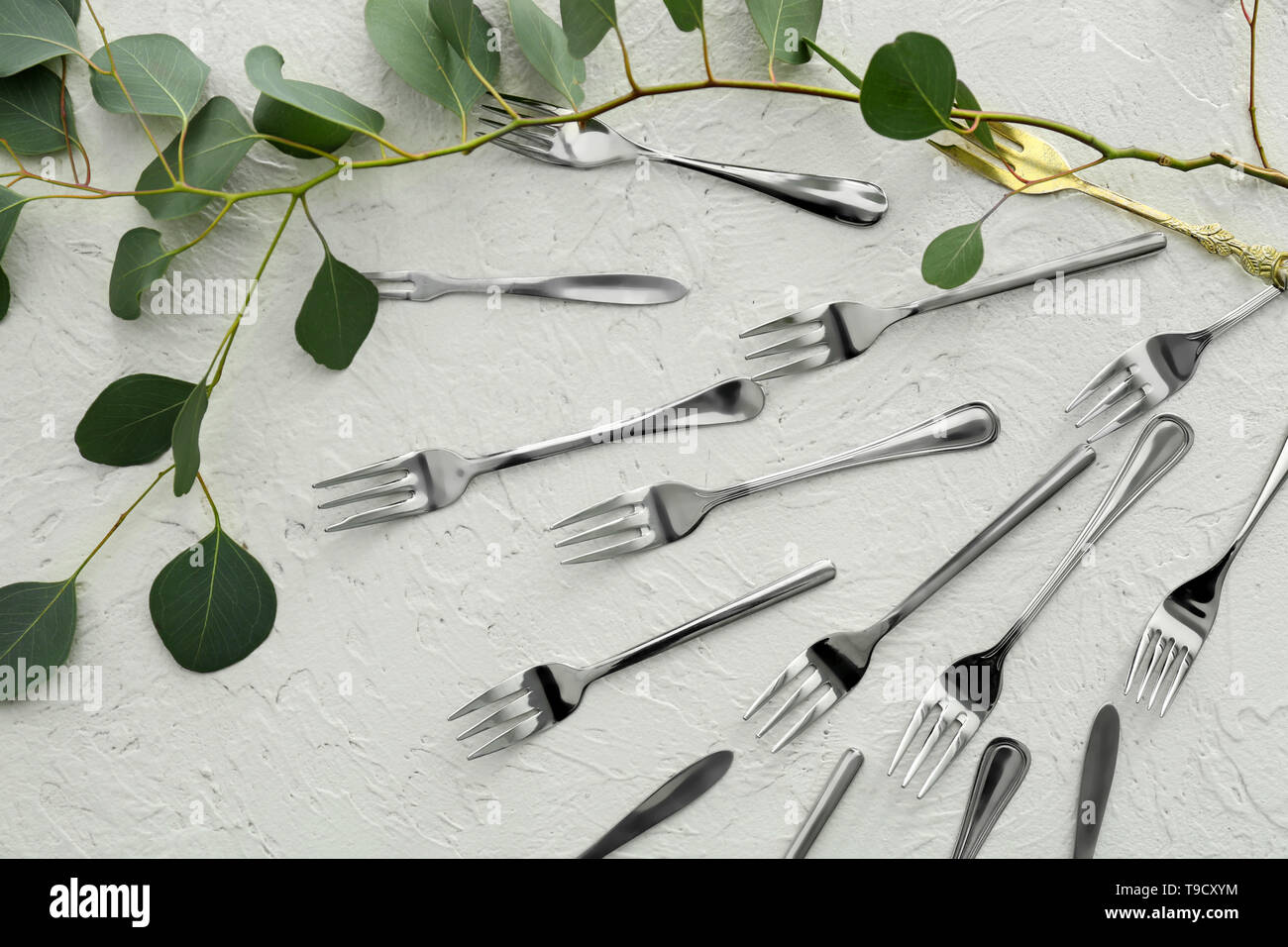 Textured forks hi-res stock photography and images - Alamy