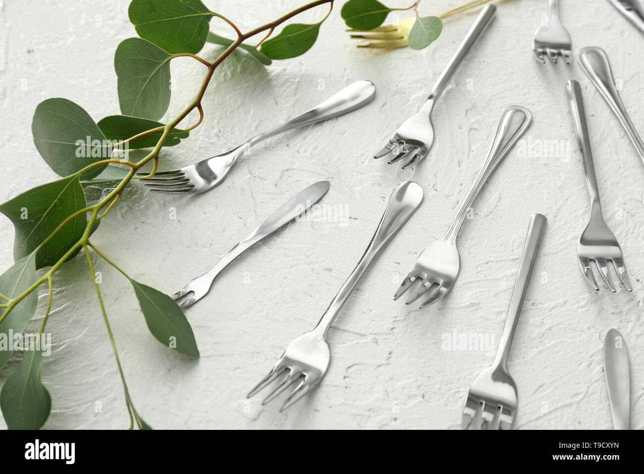 Textured forks hi-res stock photography and images - Alamy