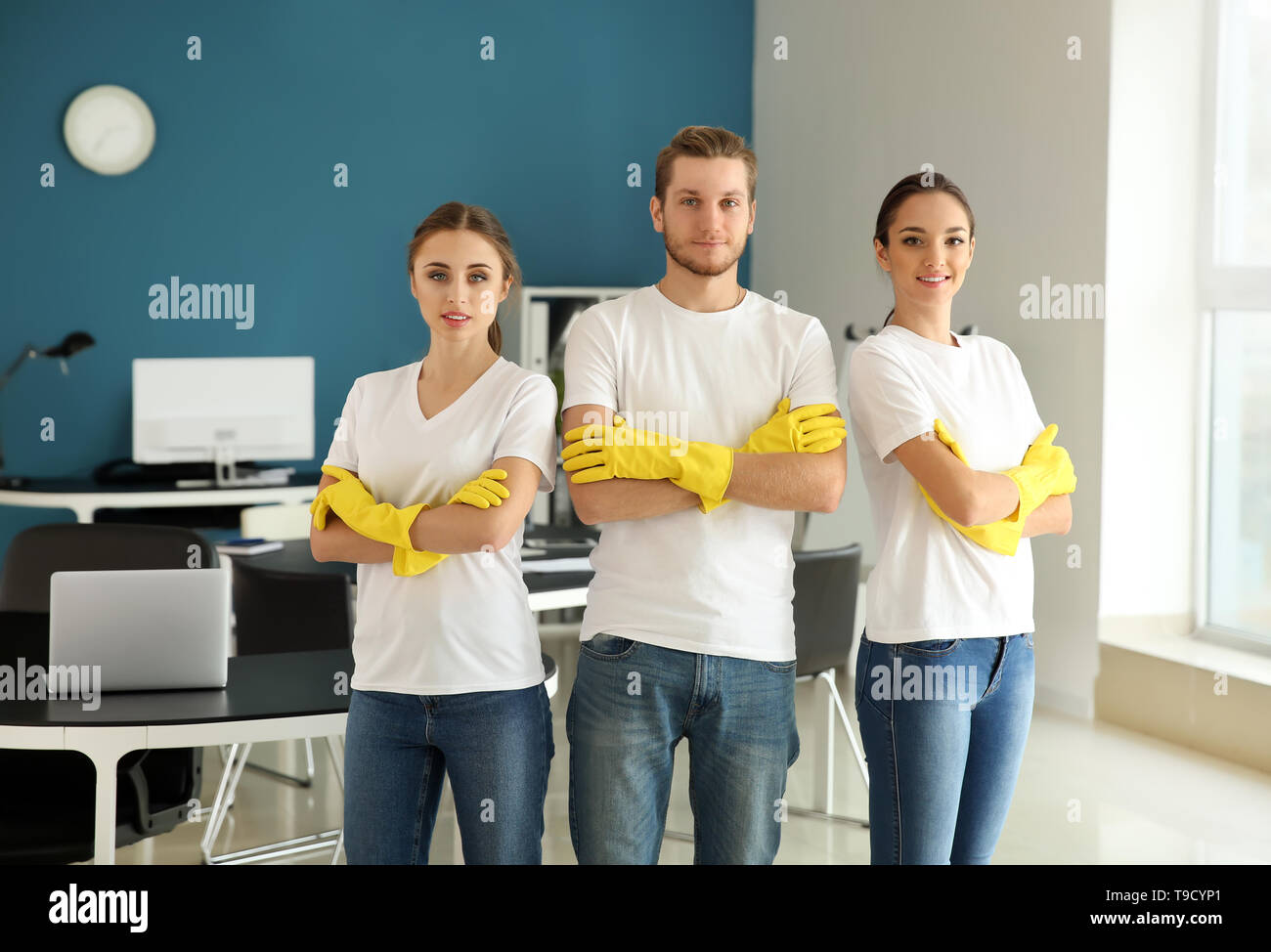 Work of janitors hi-res stock photography and images - Alamy
