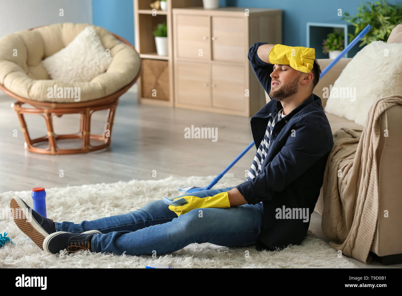 Resting after chores hi-res stock photography and images - Alamy