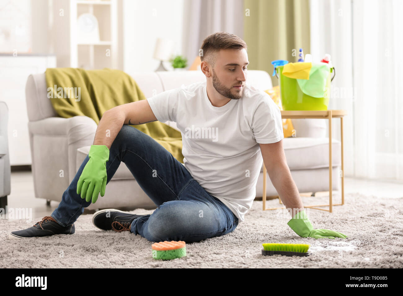 Resting after chores hi-res stock photography and images - Alamy