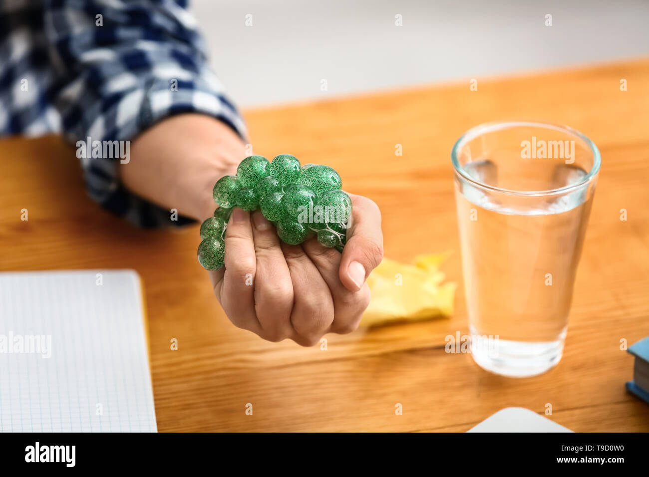 Woman exercise stress ball hi-res stock photography and images - Alamy