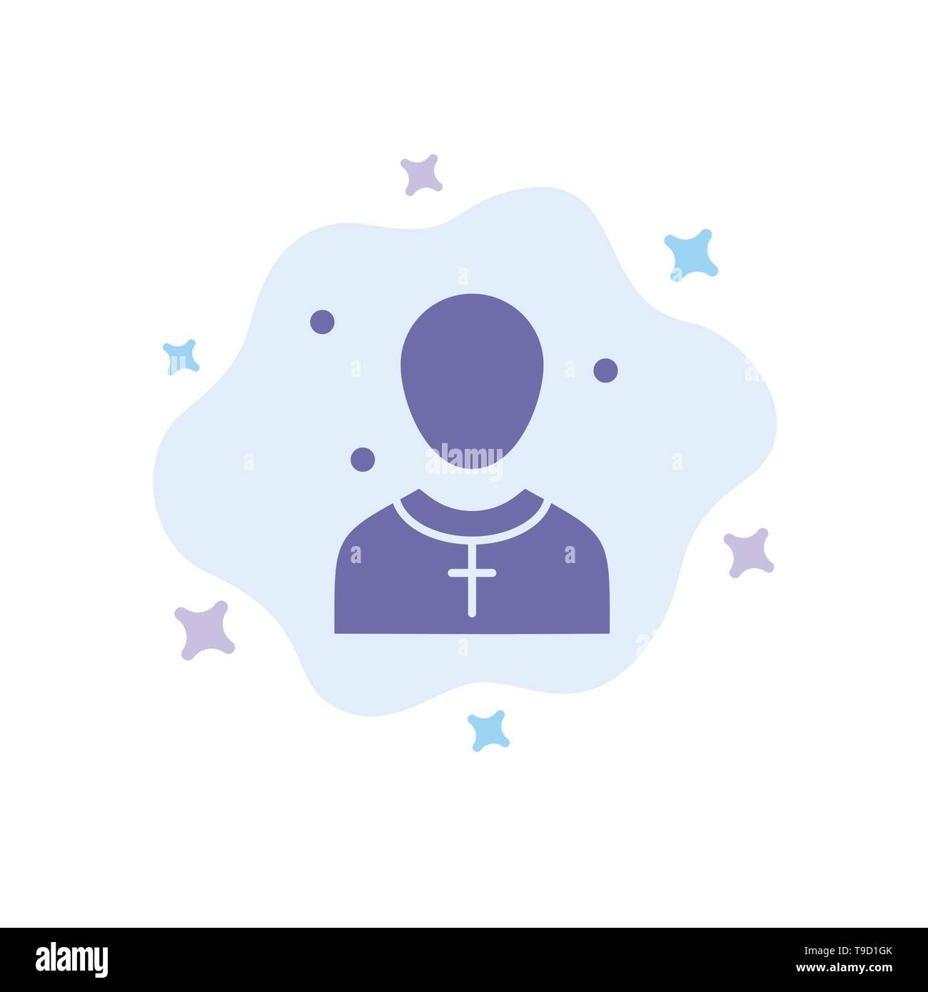 Cartoon catholic priest on white hi-res stock photography and images ...