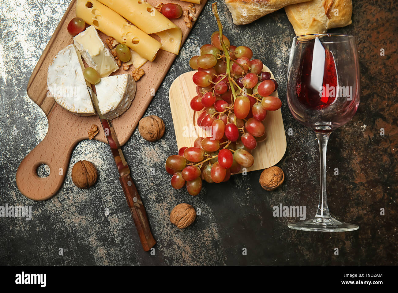 Gourmet snacks food composition hi-res stock photography and images - Alamy
