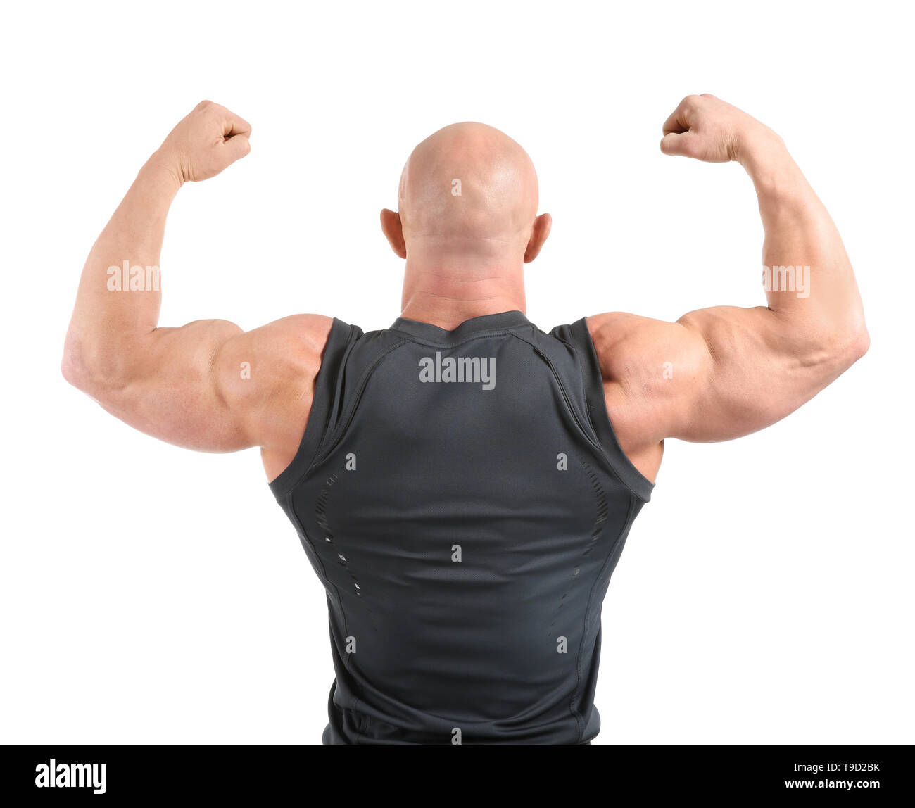 Male fitness model bodybuilder back hi-res stock photography and images ...