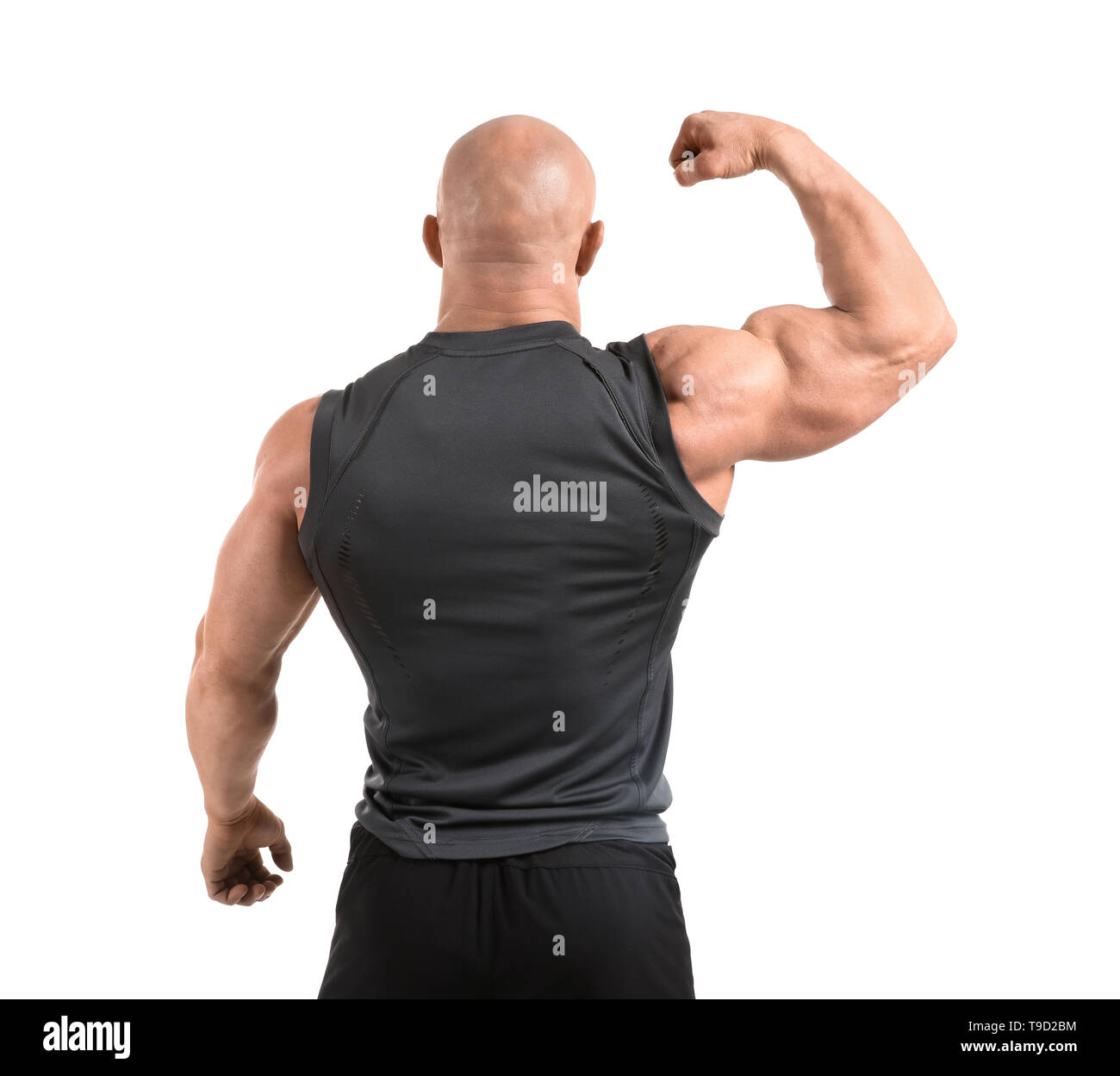 Male fitness model bodybuilder back hi-res stock photography and images ...