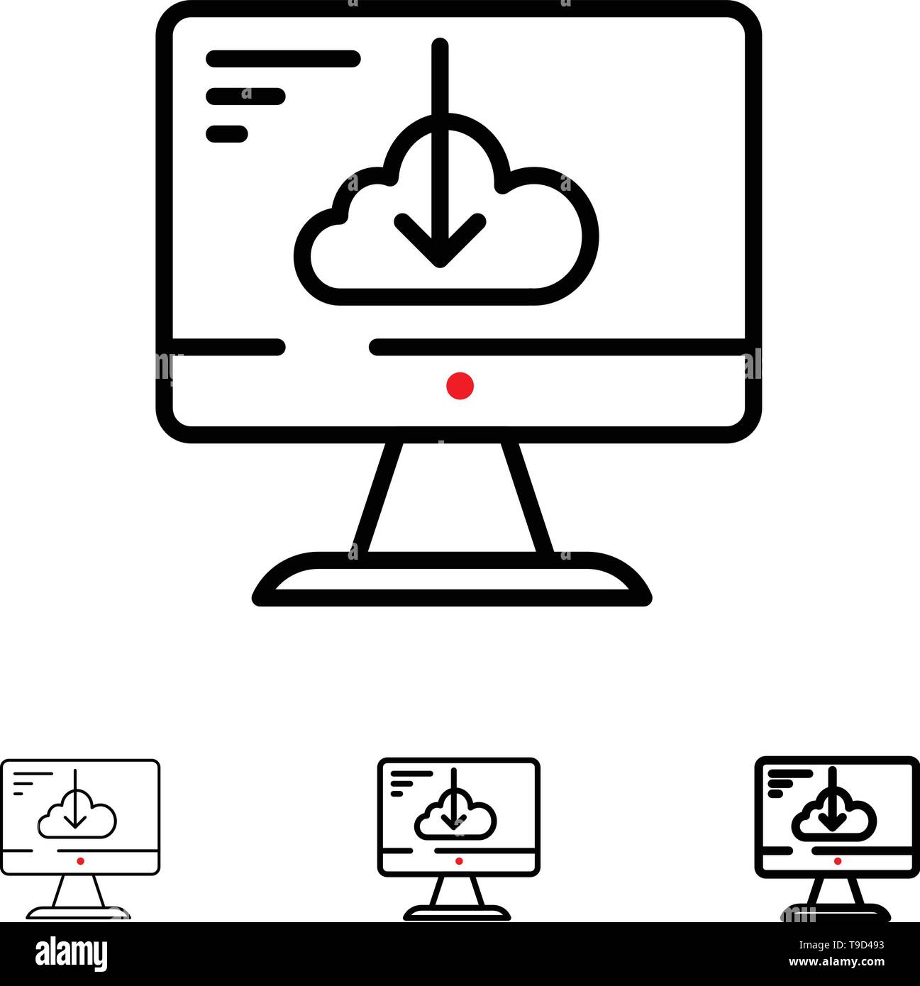 Black hand document download Stock Vector Images - Alamy