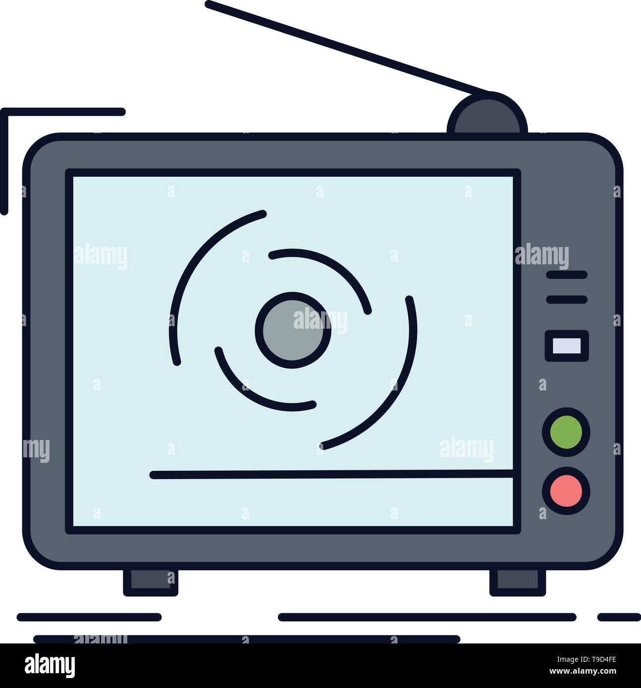 News tv studio set Stock Vector Images - Alamy