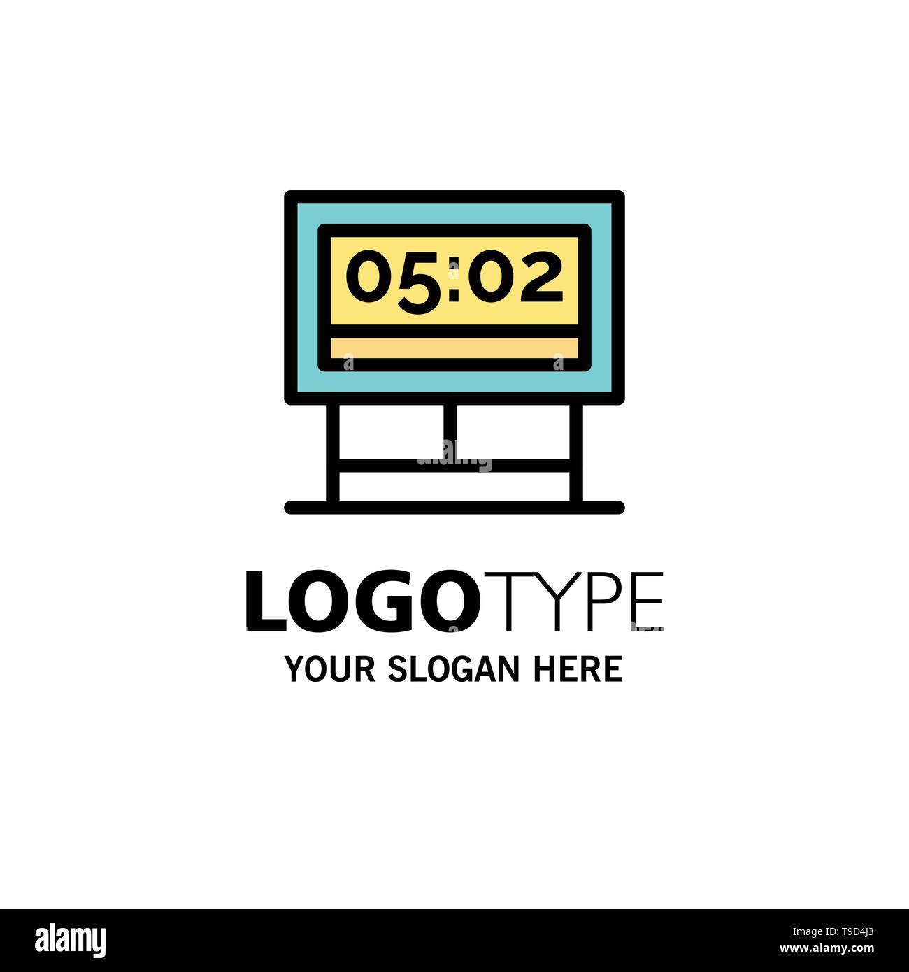 Football clock score Stock Vector Images - Alamy