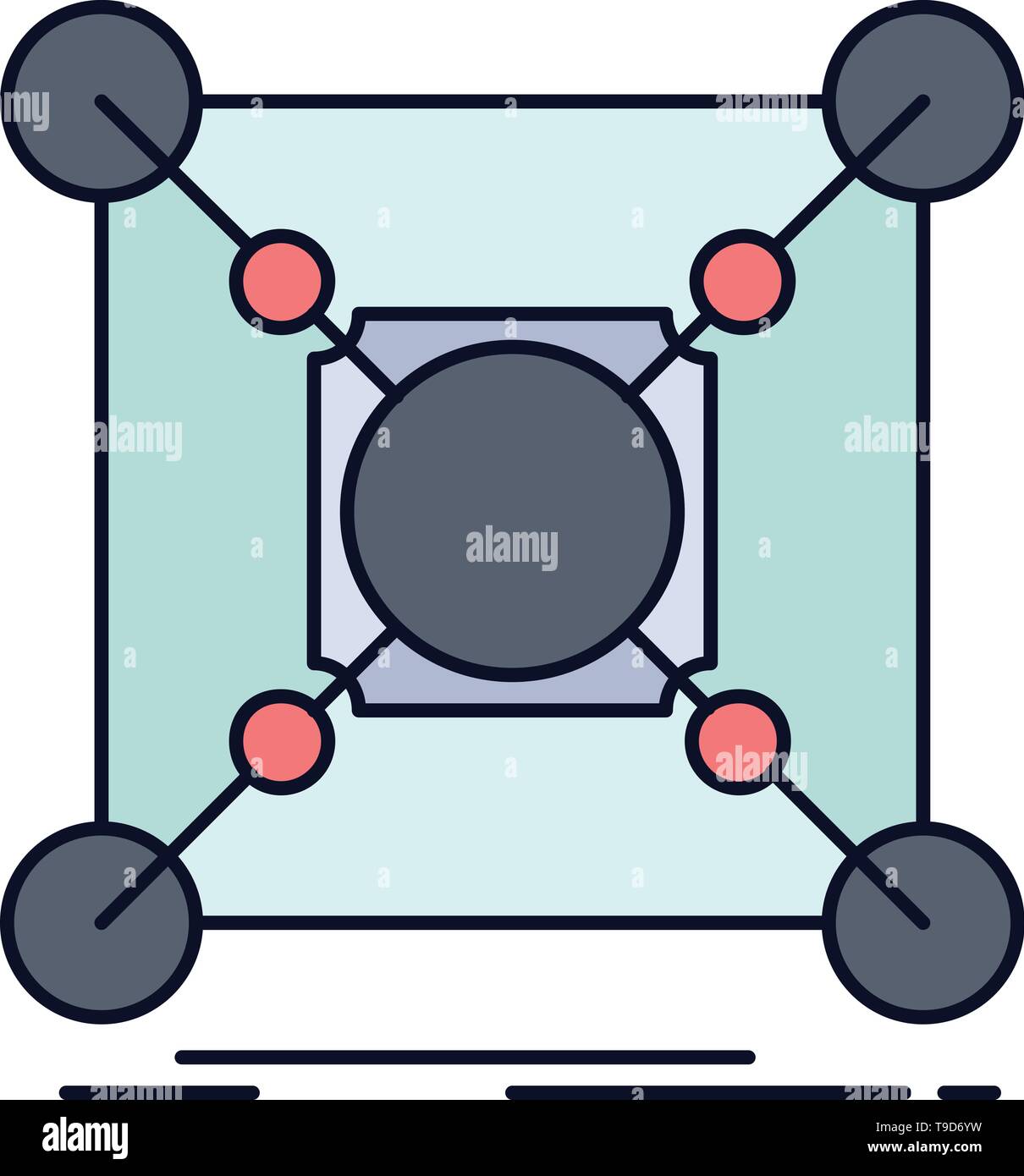 Hub base Stock Vector Images - Alamy