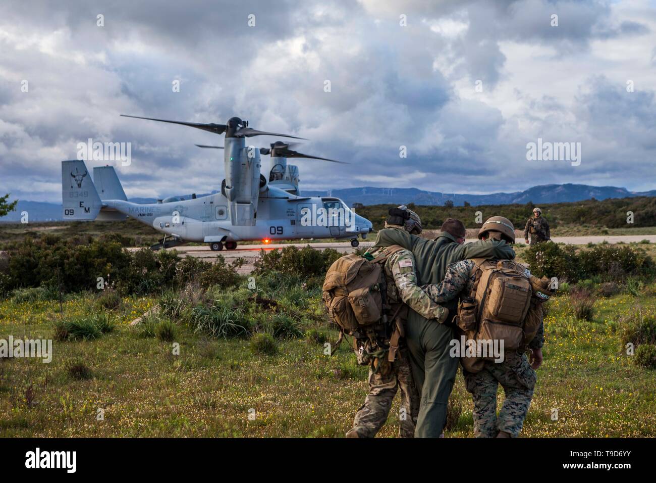 U.S. Marines with Special Purpose Marine Air-Ground Task Force-Crisis ...