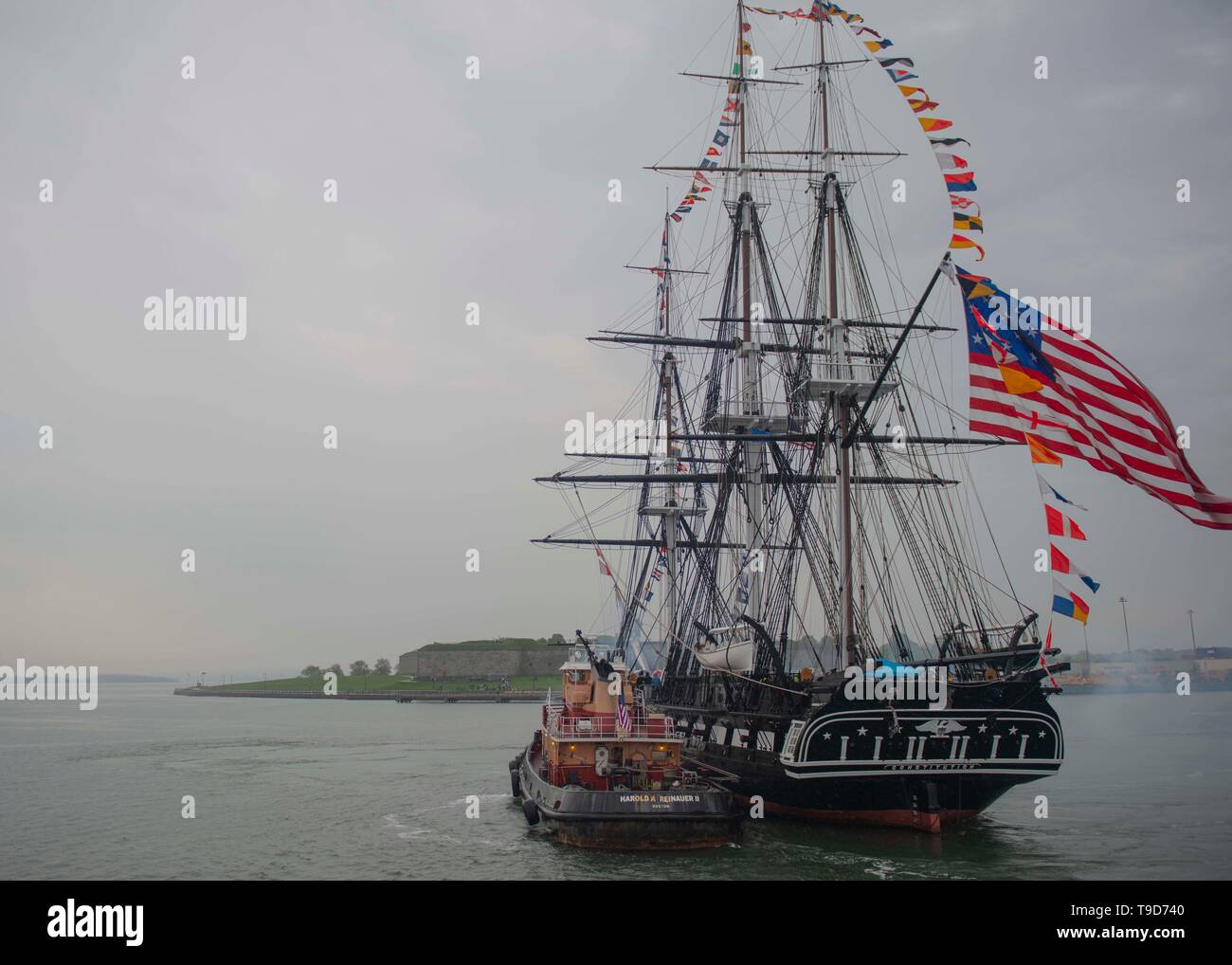 Uss constitution old ironsides in hi-res stock photography and images ...