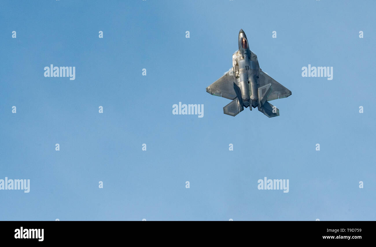 U.S. Air Force Maj. Paul Lopez, F-22 Raptor Demonstration Team pilot ...