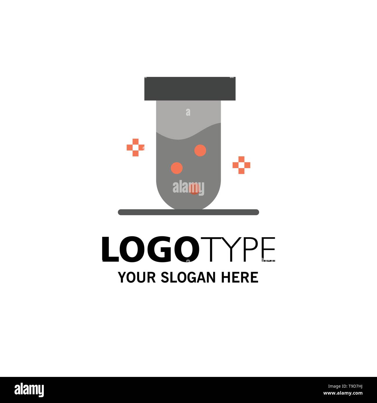 Test tube logo hi-res stock photography and images - Alamy