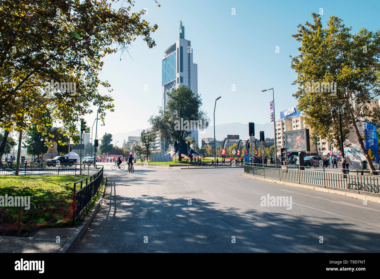 Torre Telefonica, Santiago, Chile Stock Photo - Alamy