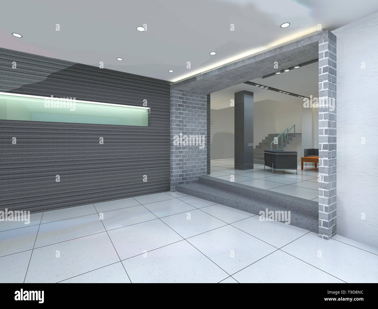 empty lobby interior Stock Photo - Alamy