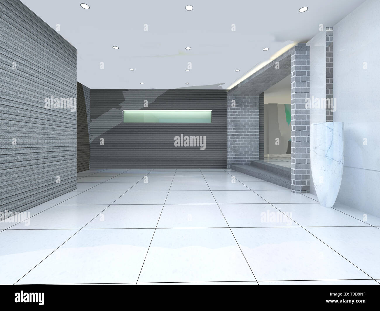 empty lobby interior Stock Photo - Alamy