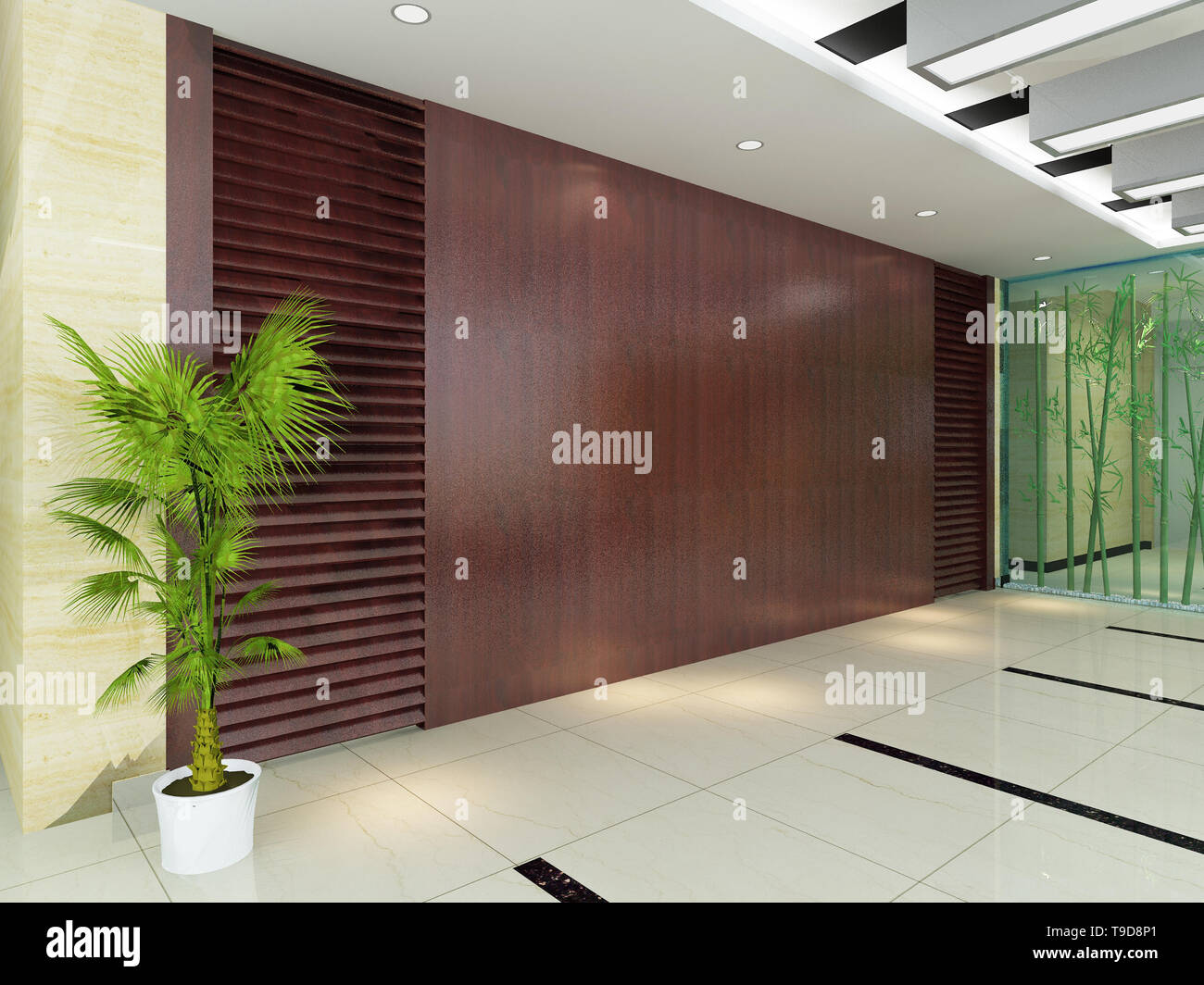 empty lobby interior Stock Photo - Alamy