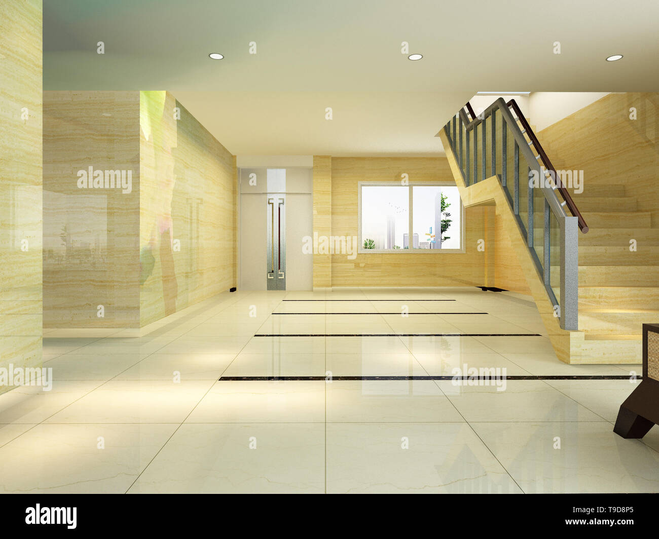 empty lobby interior Stock Photo - Alamy
