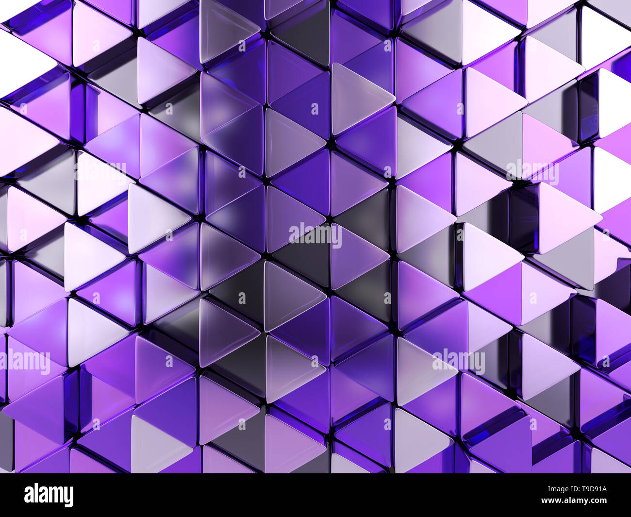 Purple triangles hi-res stock photography and images - Alamy