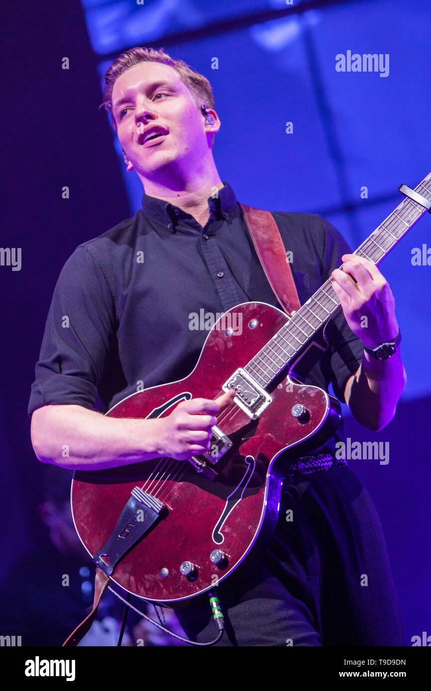 Milan Italy. 17 May 2019. The English singer-songwriter GEORGE EZRA ...