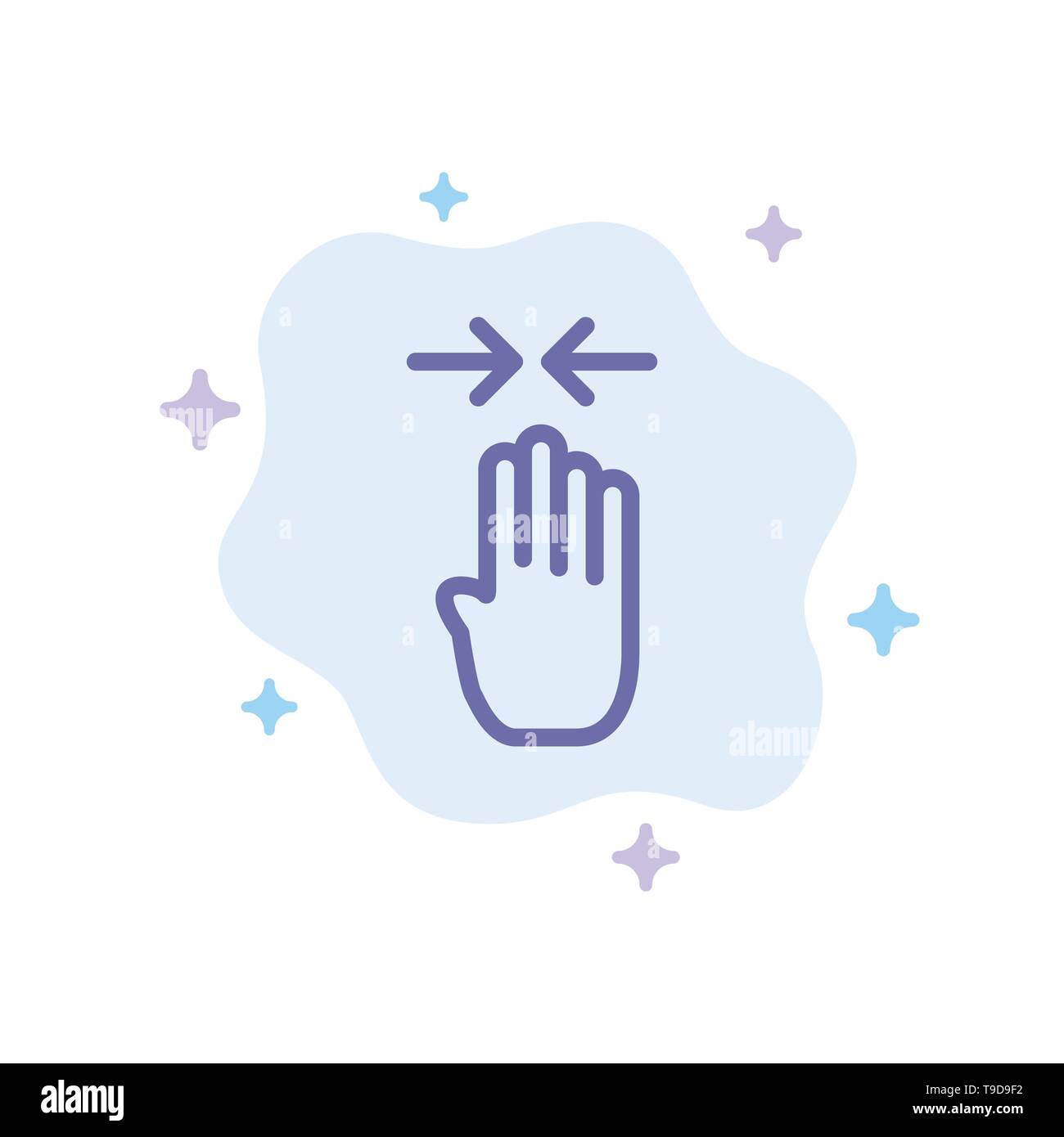 Hand pinch white background Stock Vector Images - Alamy