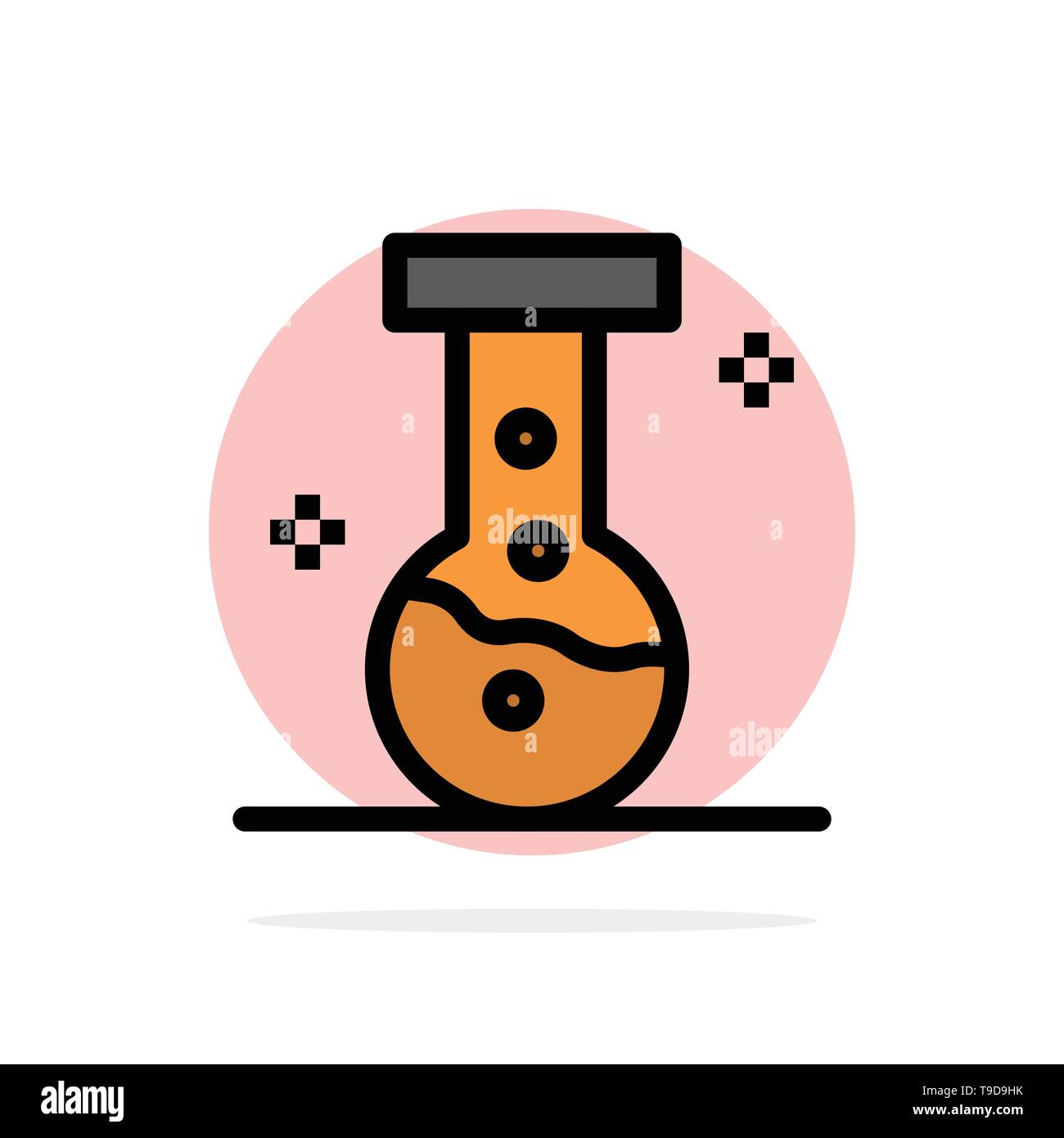 Lab circle symbol Cut Out Stock Images & Pictures - Alamy