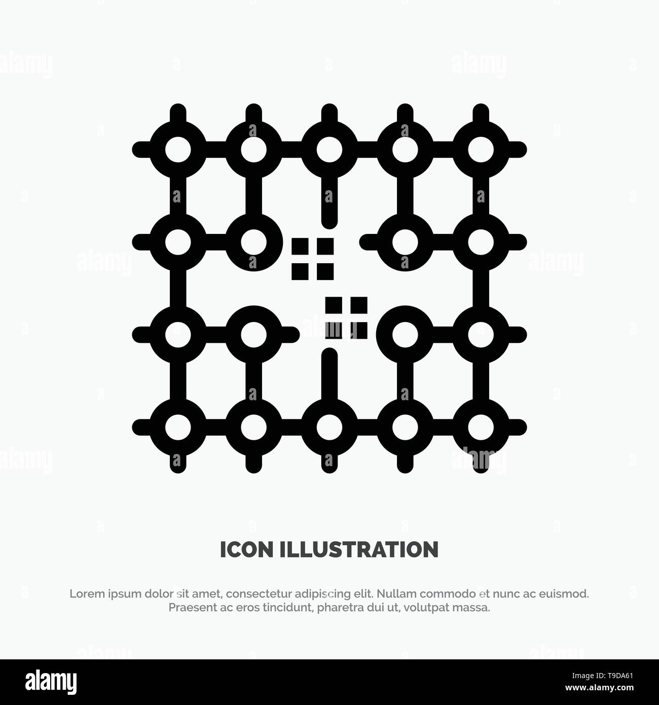 Connection to grid Stock Vector Images - Alamy