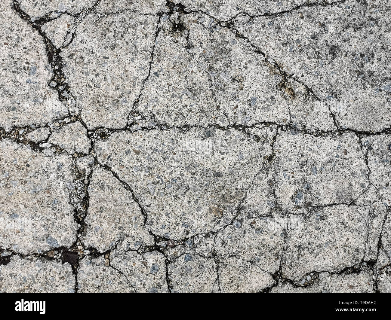 Old dirty cracked concrete wall texture background road Stock Photo - Alamy