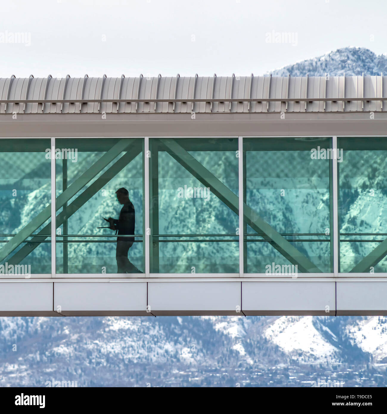 Skyway glass bridge connecting hi-res stock photography and images - Alamy