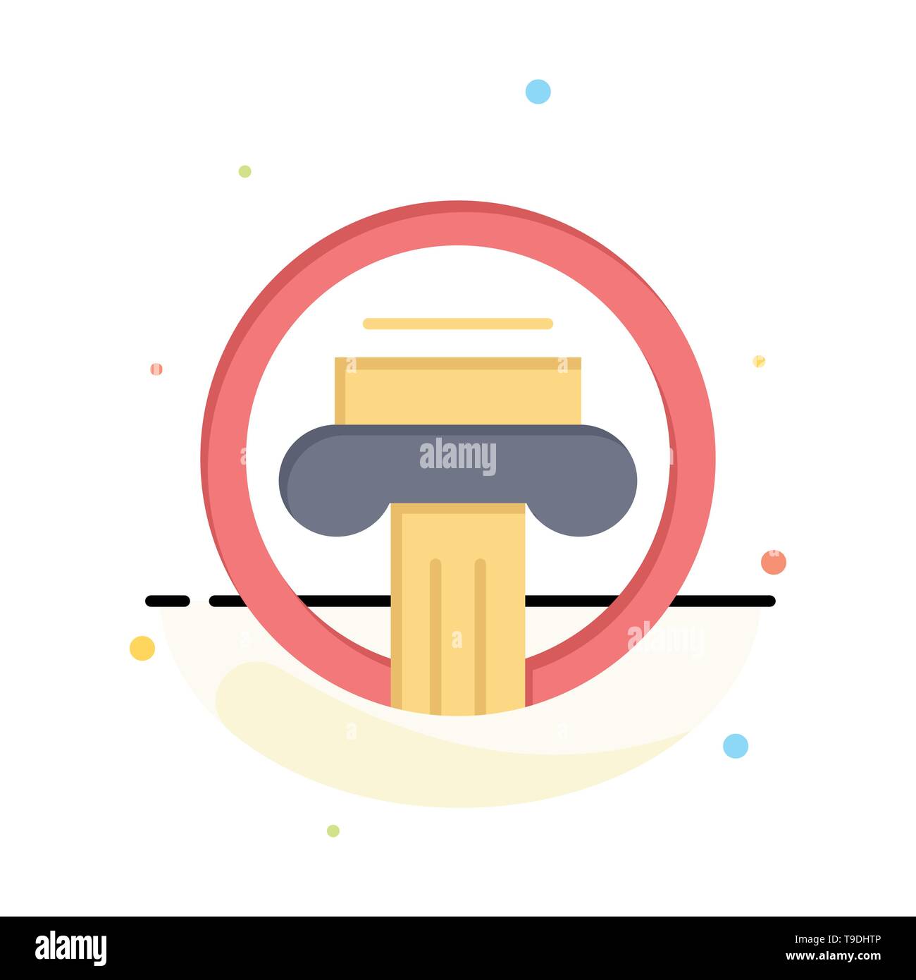 Detail stone column Stock Vector Images - Alamy