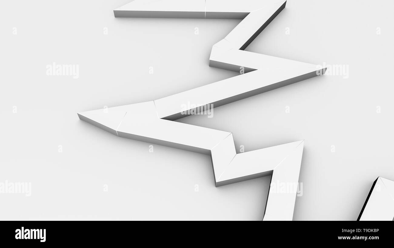 abstract strip. illustration. 3d rendering Stock Photo - Alamy