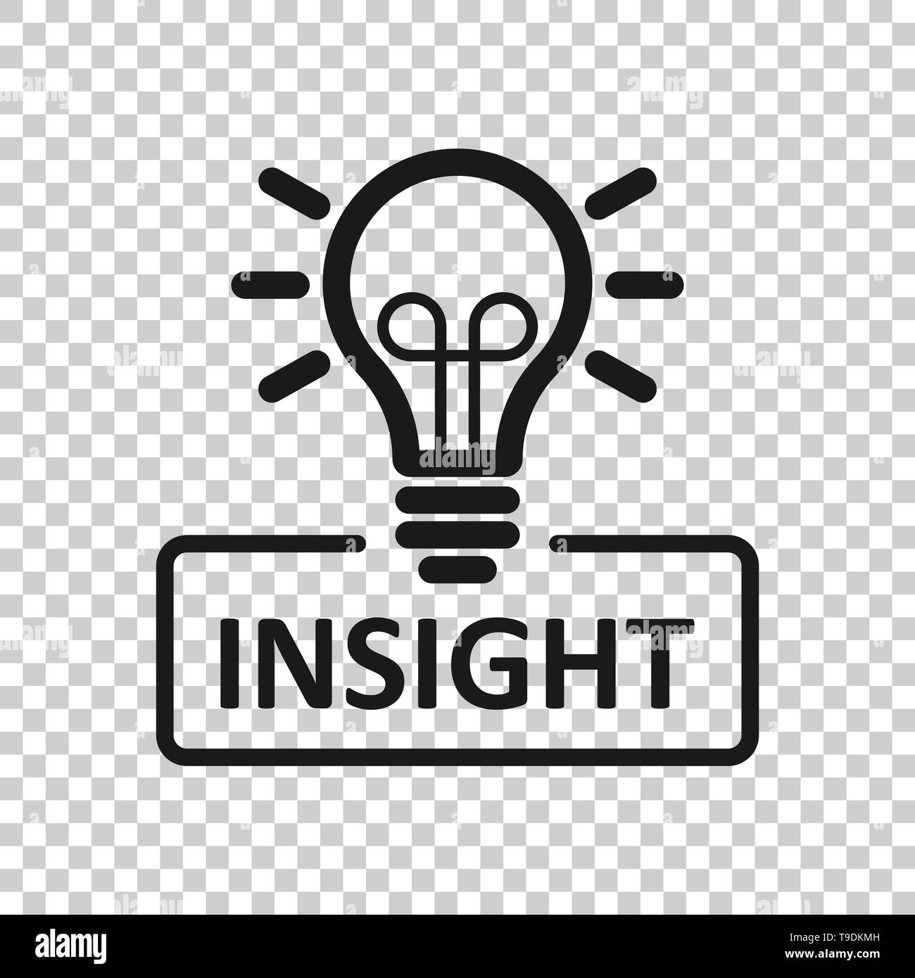 Insights icon Black and White Stock Photos & Images - Alamy