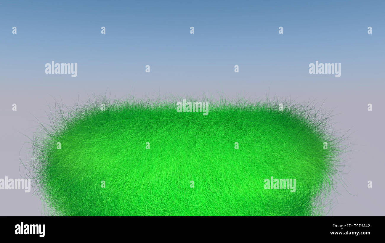 green down three-dimensional object. illustration. 3d RENDERING Stock ...